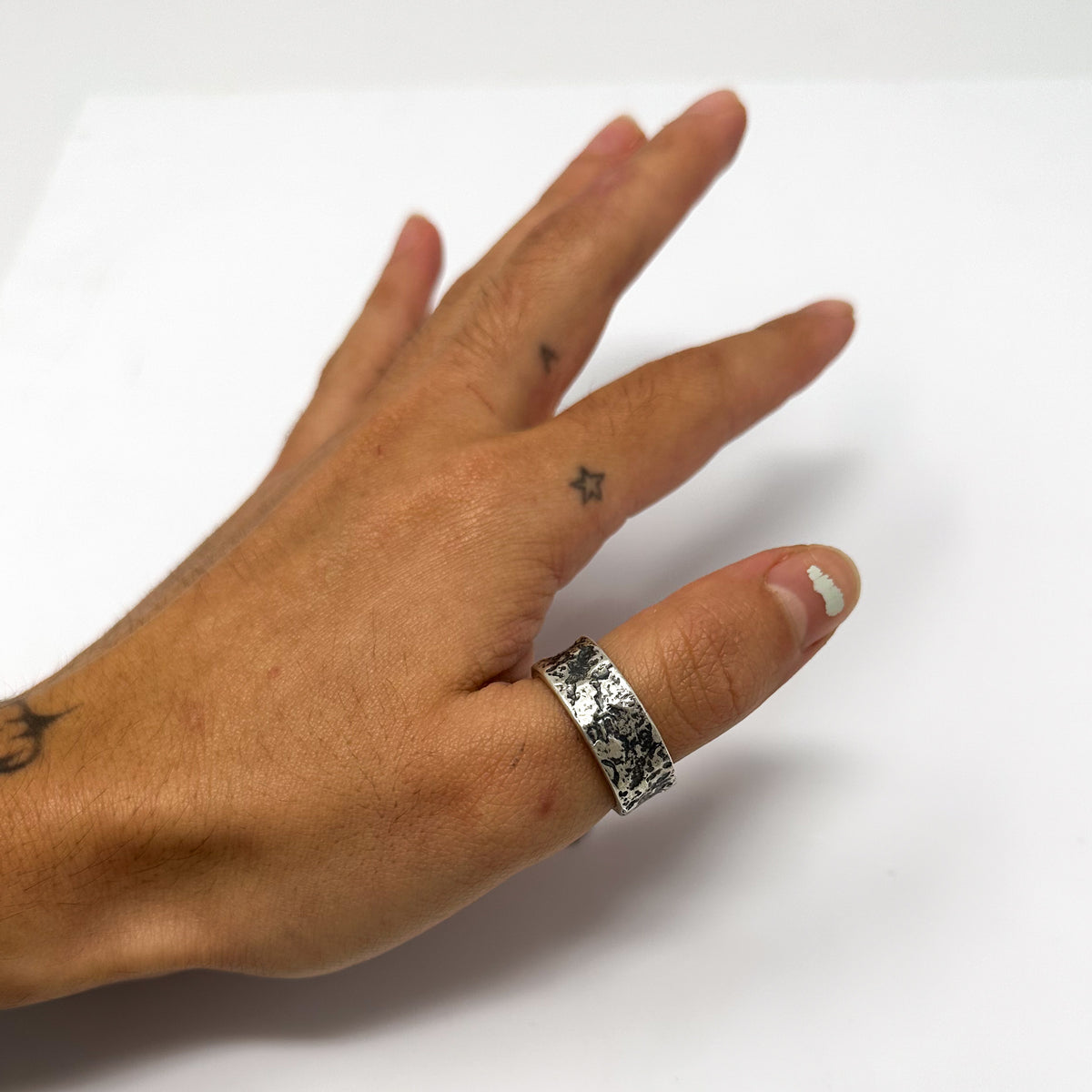 Thick Wide Bark Band – Miya Gallery